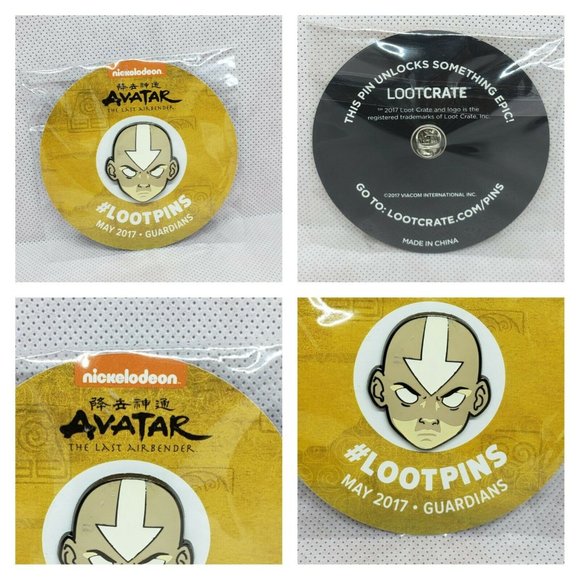 25 | Other | Avatar The Last Airbender Aang Loot Crate Pin | Poshmark